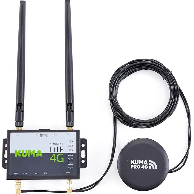 KUMA Connect PRO 4G Router with Outdoor Antenna - Mobile WLAN Broadband ...